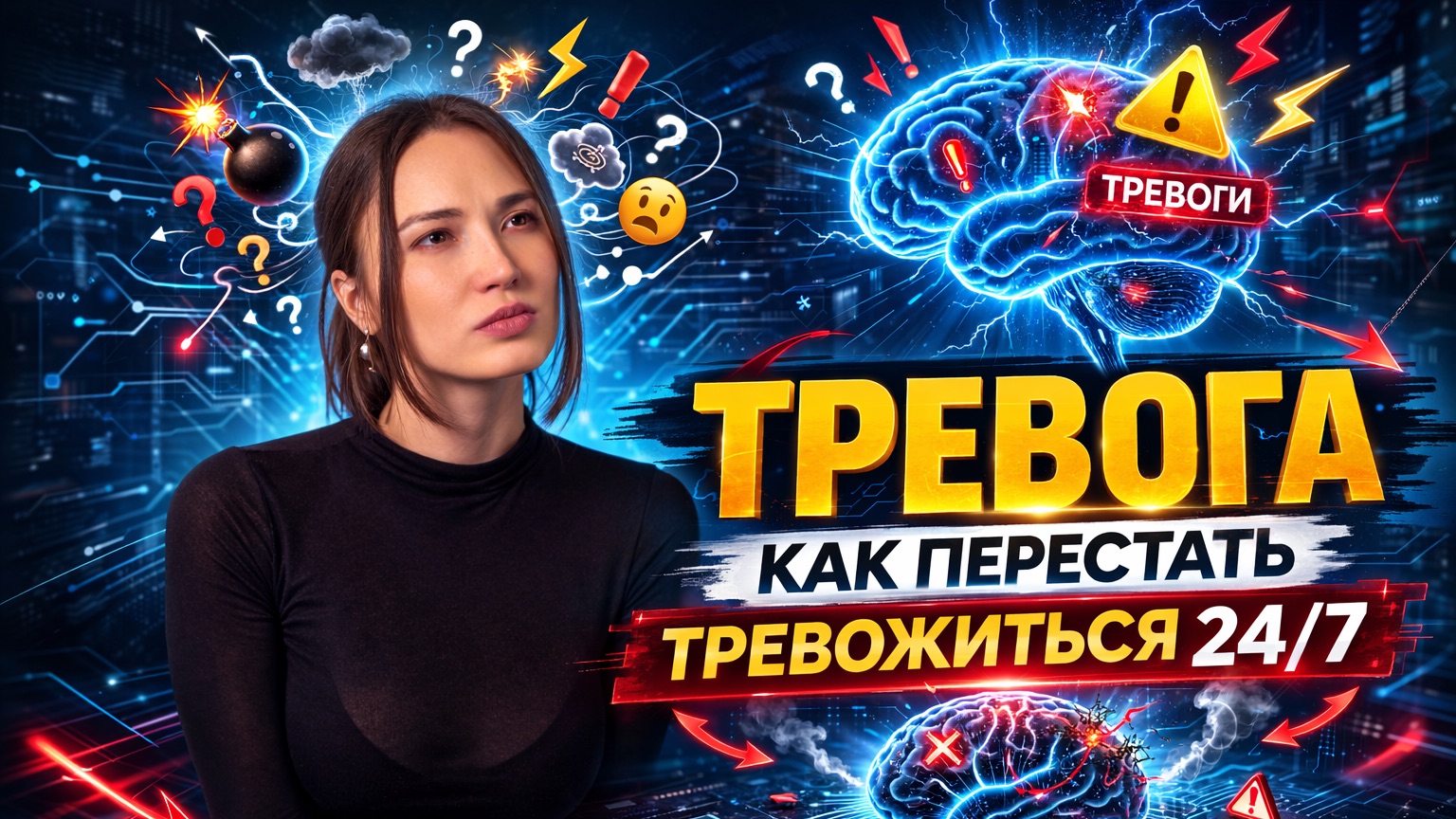 Постоянная тревога: почему так происходит и что делать (5 шагов самопомощи)