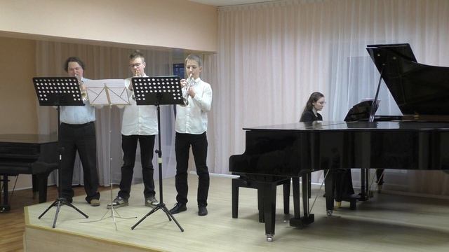 Хейккинен Семён, Гаврилин Денис, Смирнов Герман Анатольевич. Р. Петросян «Поход трубачей».