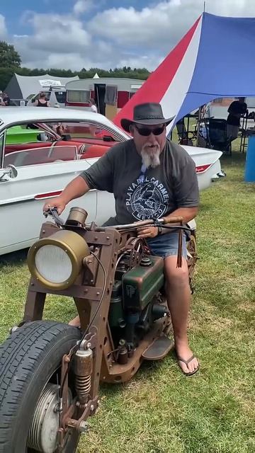 Удивительный дизельный мотоцикл