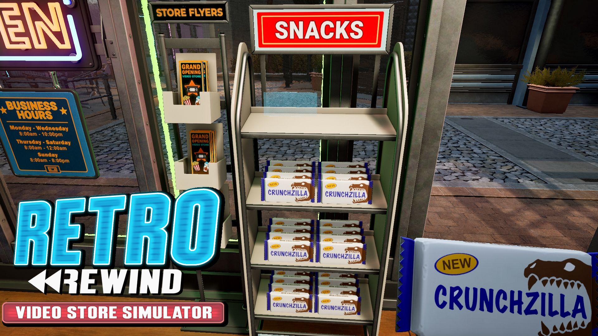 ТЕПЕРЬ ЕЩЁ И СНЕКИ?! 🍫 -  Retro Rewind - Video Store Simulator #3