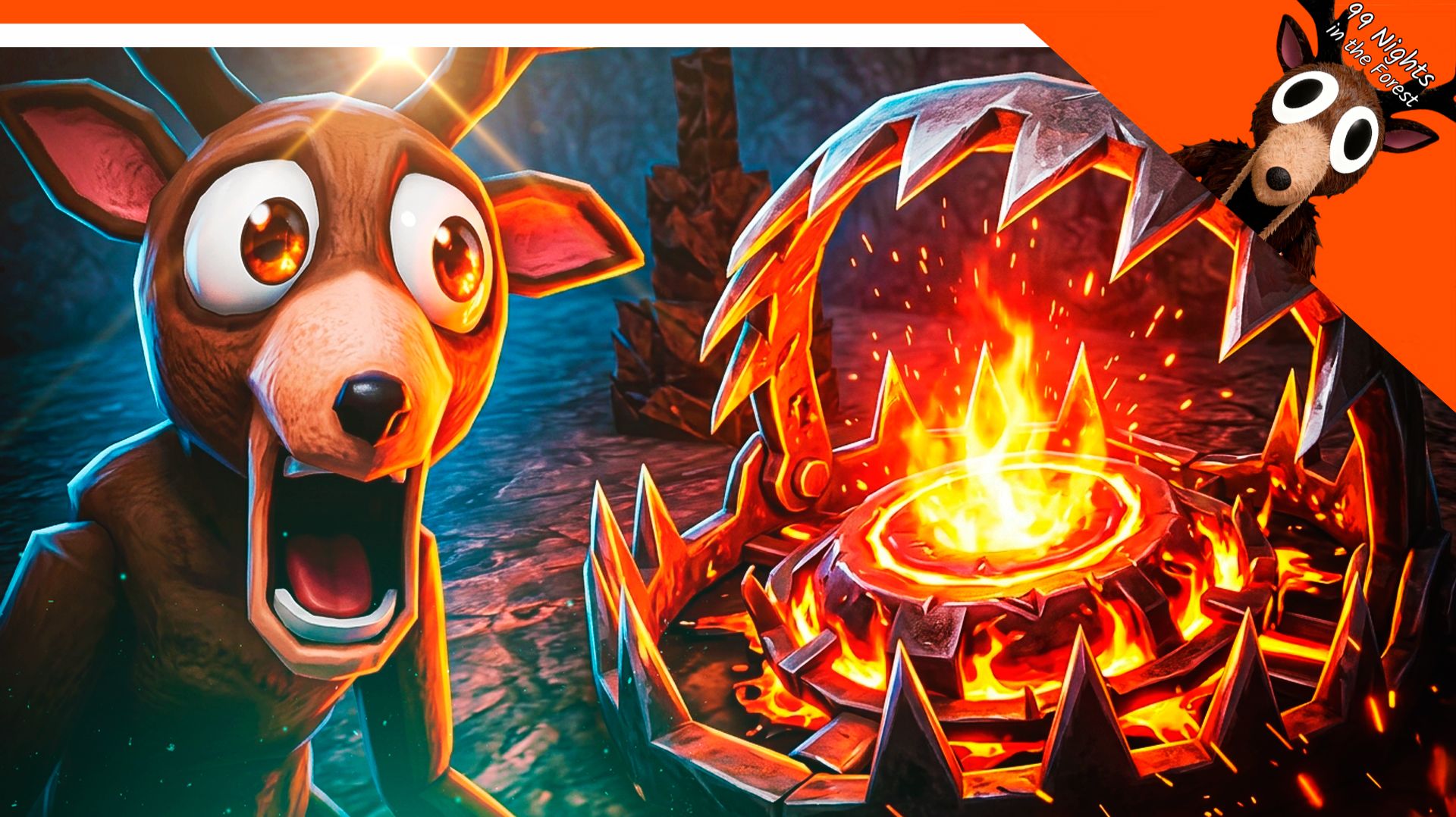 🔥 МЕГА ИМБА НОВОЕ ОРУЖИЕ ВУЛКАНИЧЕСКИЙ КАПКАН 99 НОЧЕЙ В ЛЕСУ ПОЛНЫЙ ГАЙД 99 NIGHTS IN THE FOREST