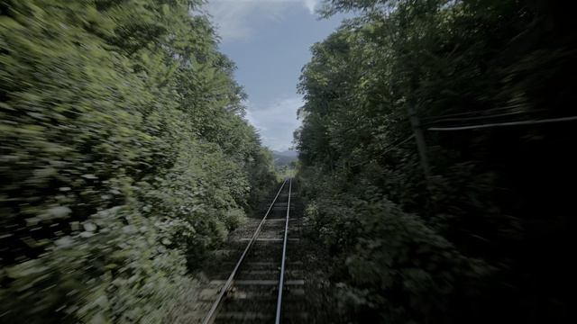 Япон жд каб #6 - Сельский летний поезд в Хиросиму