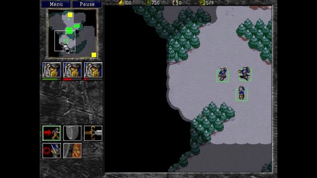 Warcraft 2 Human Миссия 1 прохождение без комментариев