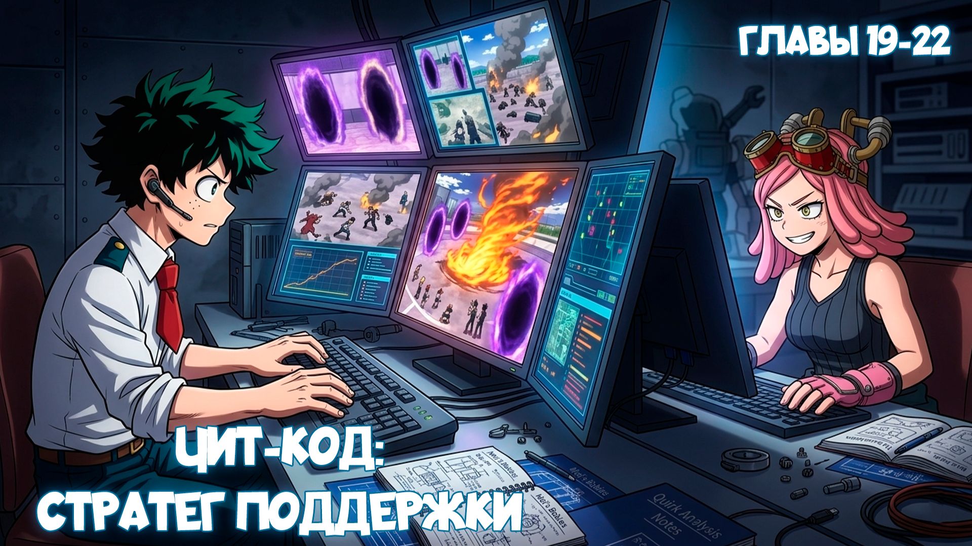 Чит-код: Стратег Поддержки - Главы 19-22 | Альтернативный сюжет по МГА