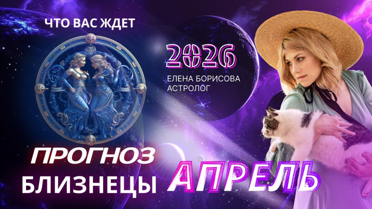 Близнецы  Прогноз на АПРЕЛЬ 2026