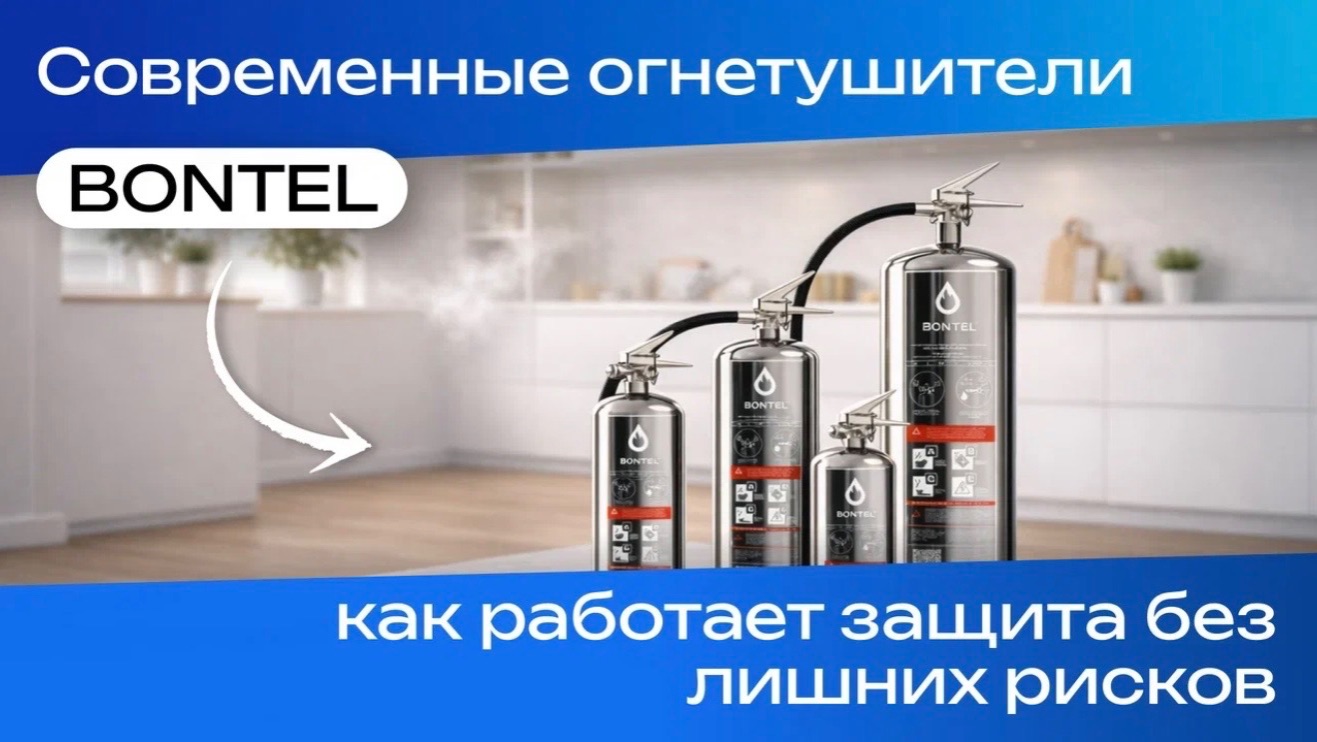 Современные огнетушители BONTEL: как работает защита