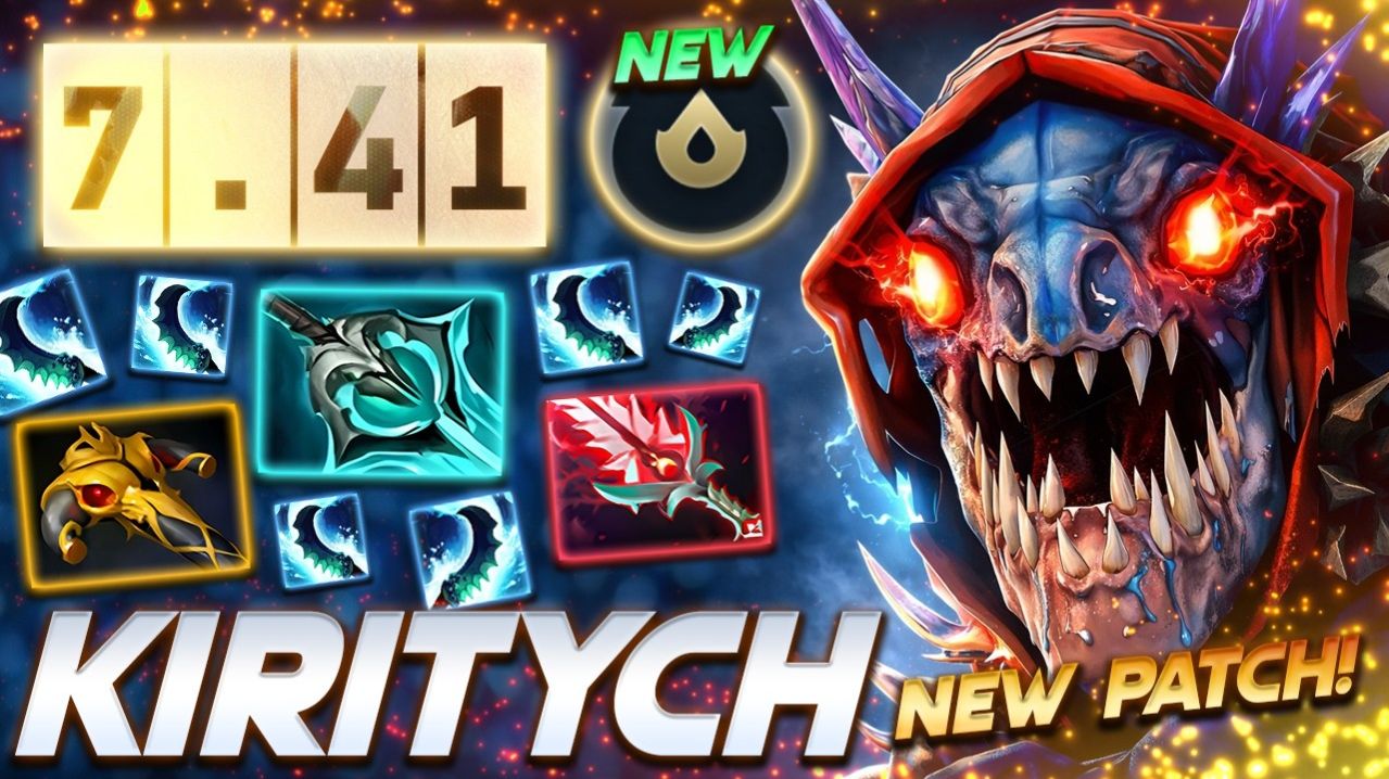 [7.41] Kiritych Slark - NEW PATCH — профессиональный геймплей в Dota 2 [Смотри и учись]