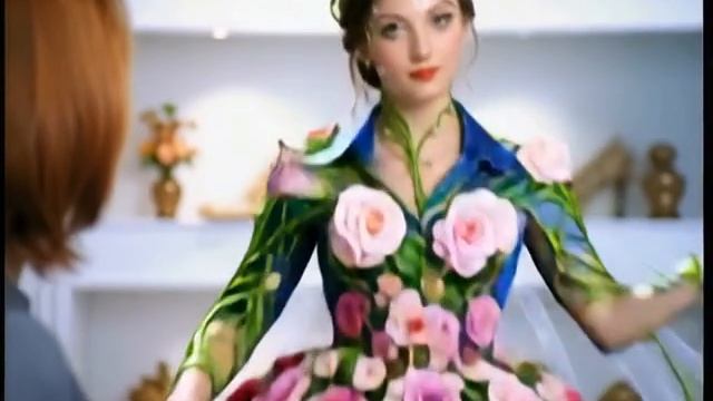 Красивая цветочная принцесса Елена.