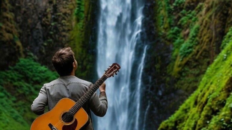 Водопад воспоминаний. Автор стихов. Музыка, клип и нолос ИИ.