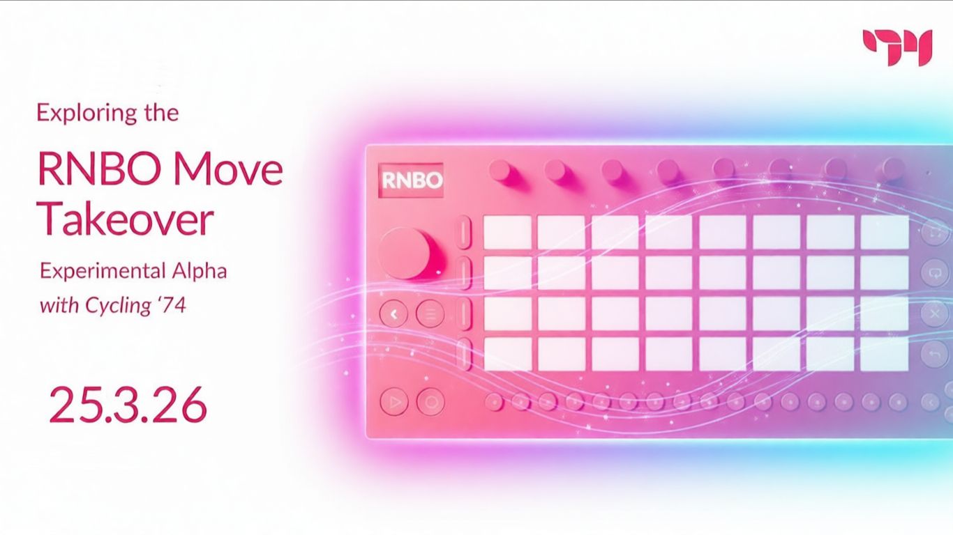 Cycling '74 RNBO Move Takeover | Office Hours 25.03.2026