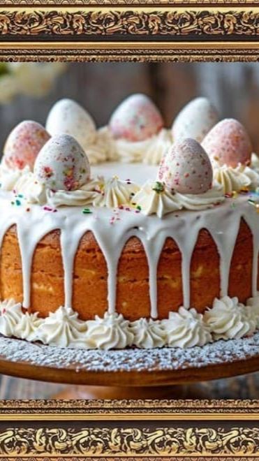 Белковая глазурь для кулича