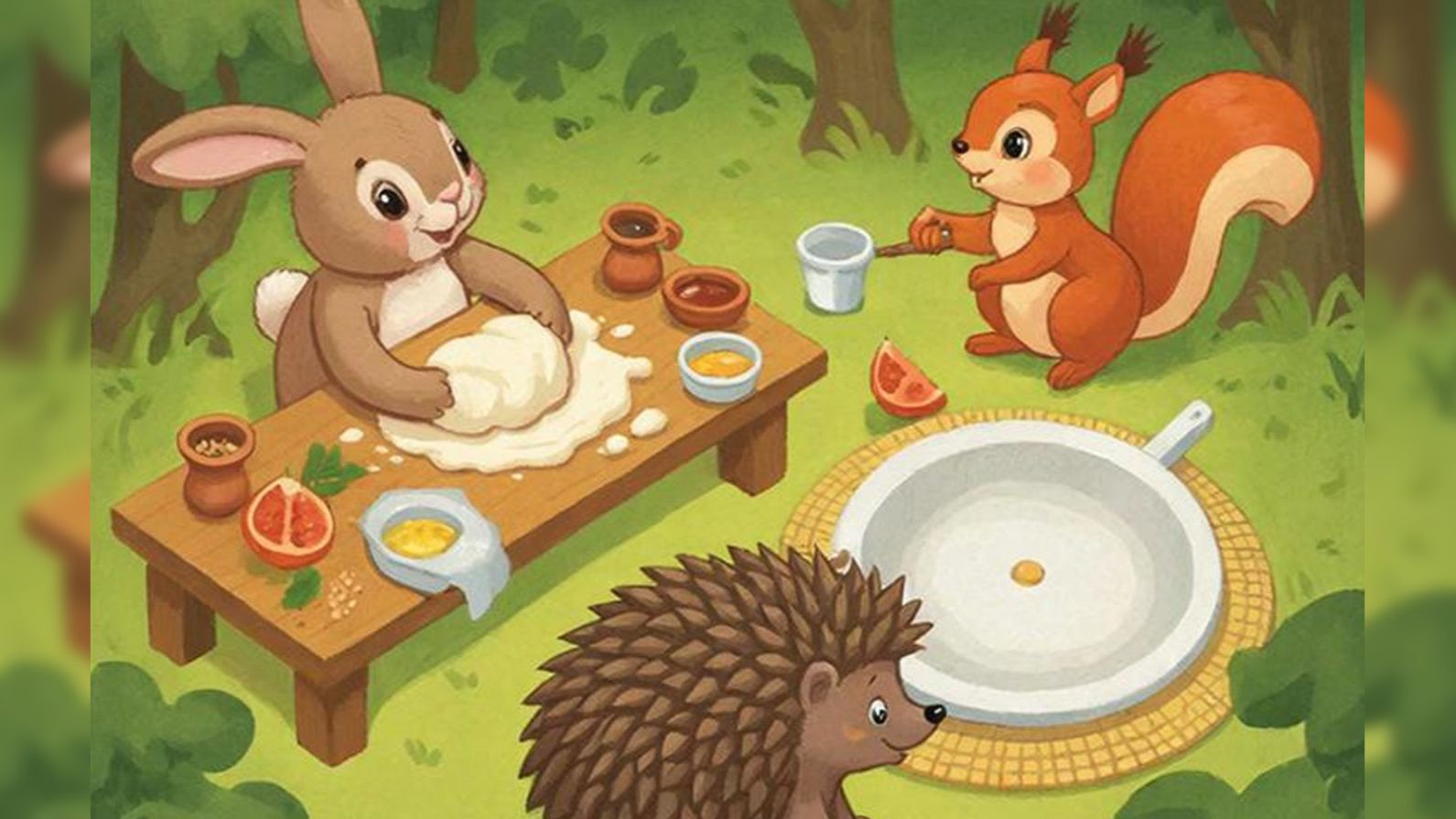 Зайчонок и его пирог без начинки. Сказка о том, как ошибка стала праздником