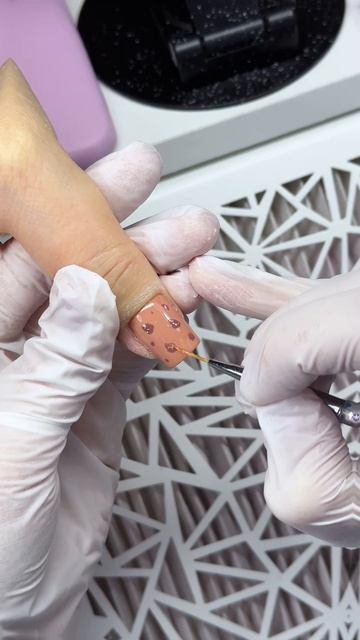 Дизайн ногтей гель лаком, леопардовый принт