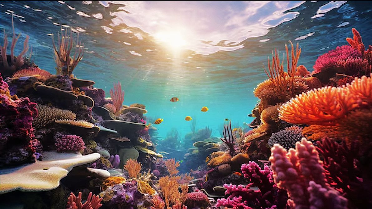 Relax video 51 / Тропический риф