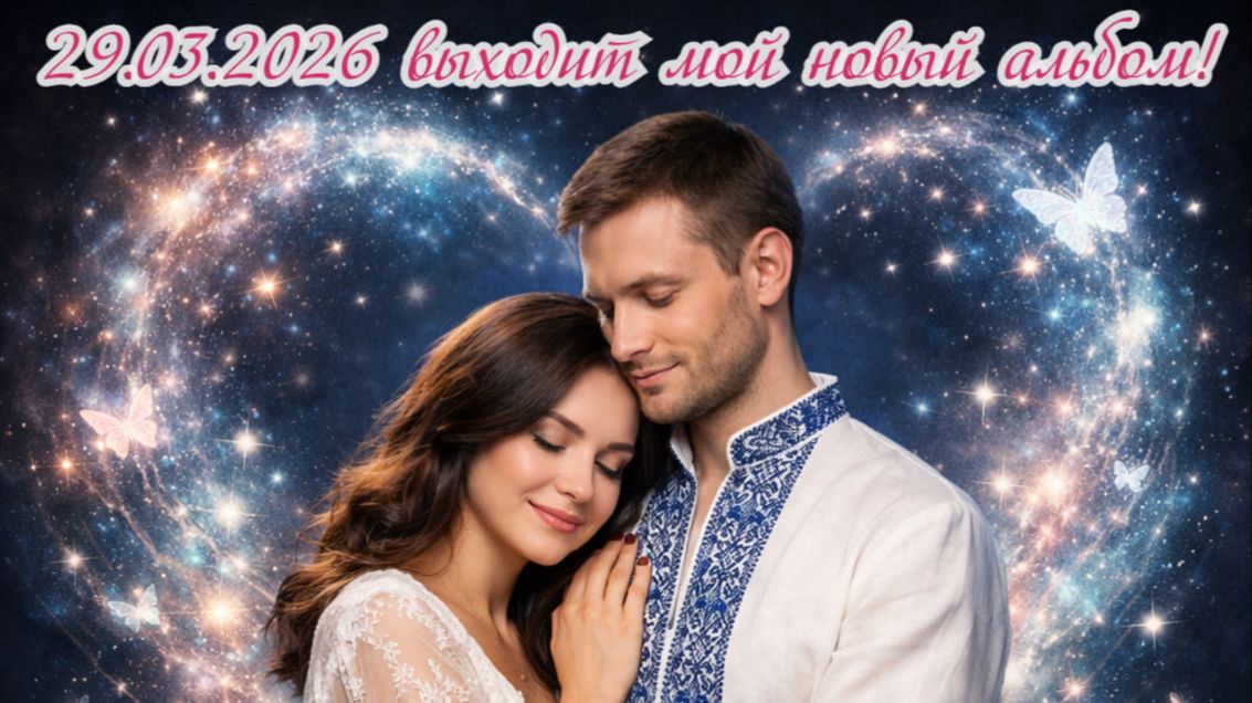 Вселенная Любви, Сотканная из Надежды!   Музыка любви и света! Мой новый альбом 29.03.!