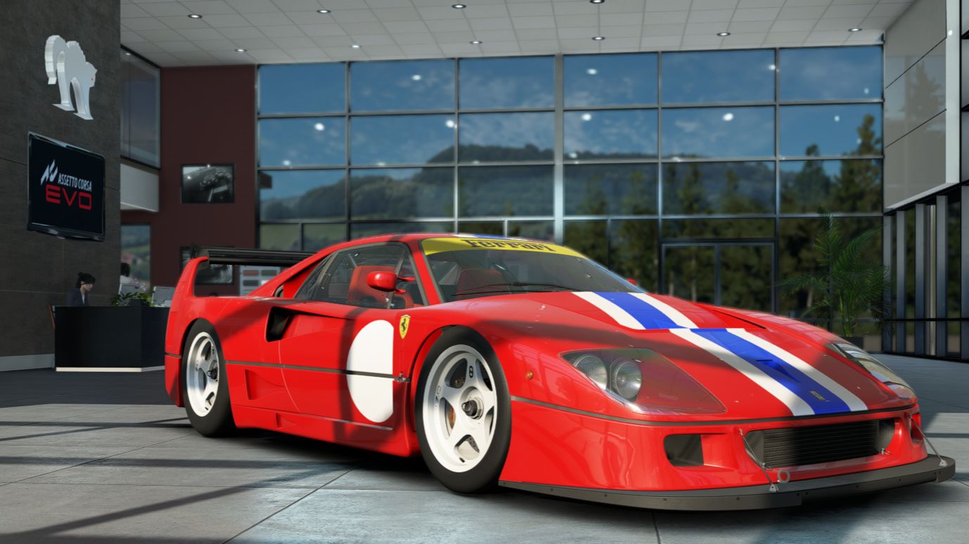 Assetto Corsa Evo. Ferrari F40. Страдания в Nürburgring 24h, Nordschleife с ботами.