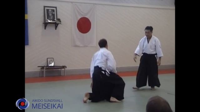 1.Aikido Ushirowaza Kotegaeshi Shishiya Sensei Sandviken 2007