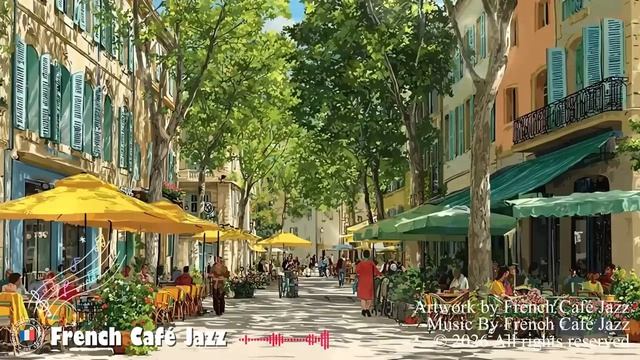 𝐏𝐀𝐑𝐈𝐒 𝐂𝐀𝐅𝐄́ 🗼 | Французская инструментальная музыка. Расслабляющая гитара и аккордеон☕