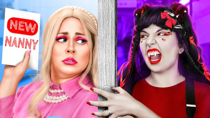 Няня-Барби и ребёнок-вампир? 🧛 Неожиданное приключение