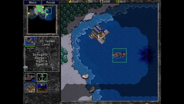 Warcraft 2 Human Миссия 3 прохождение без комментариев