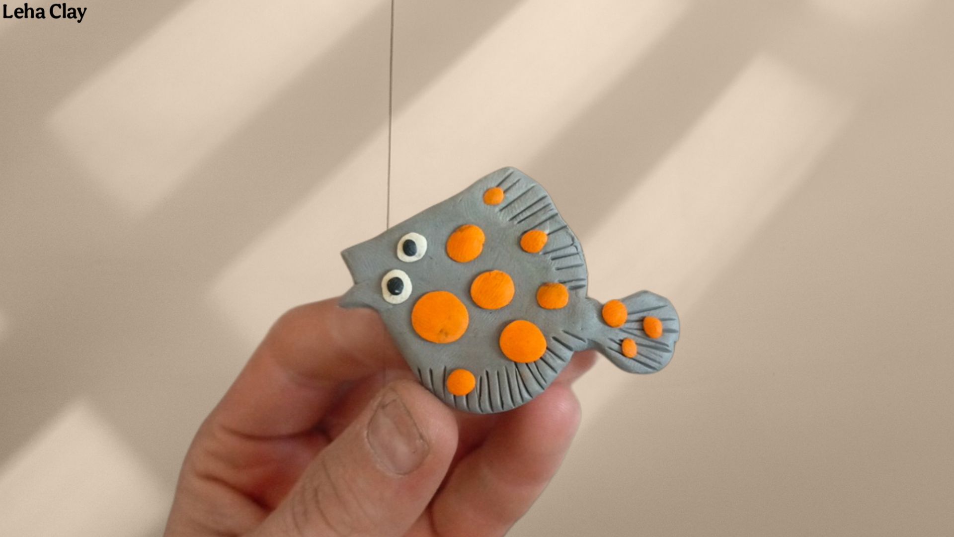 Как слепить Камбалу из пластилина / Камбала из пластилина своими руками / Простая лепка Камбалы