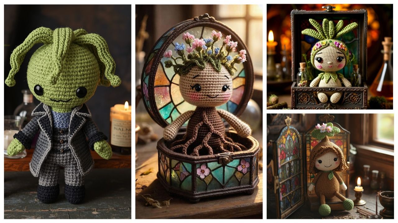 🔮🌱🌿 🪄Магия из мотка - вязаная МАНДРАГОРА (амигуруми)🪄 🌿🌱🔮
