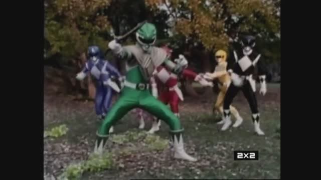 Power Rangers Mighty Morphin против Тыкворефмоплета.