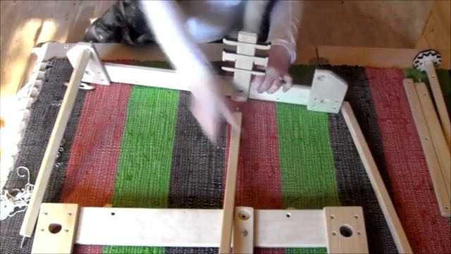 Станок с бердом Ткачество сборка, вариант 2