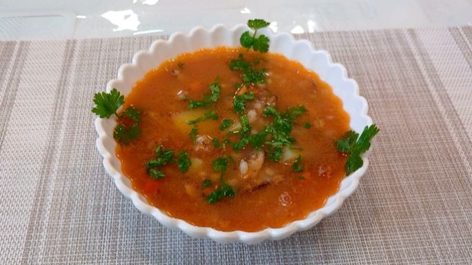 Суп из Кильки в Томате .