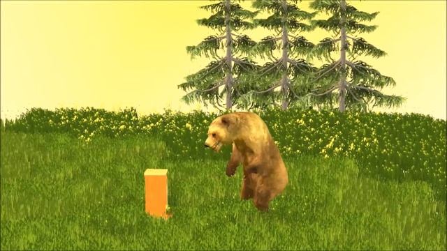 Медведь на пасеке -