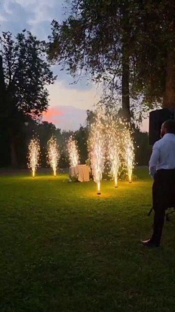 Свадебные фейерверки фонтаны