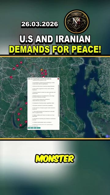 ⚠️ U.S. SENDS IRAN 15-POINT PLAN TO END WAR #iran #viral #usa