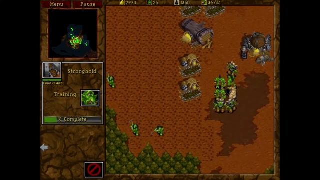 Warcraft 2 Orc Миссия 7 прохождение без комментариев