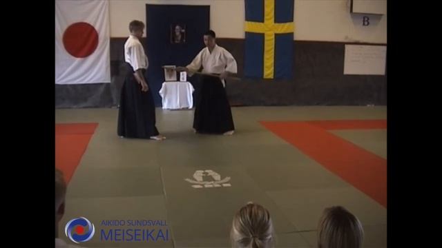 14.Aikido Jo No Tebiki Ai Hanmi Ikkyo Omote Shishiya Sensei, Sundsvall unknown year