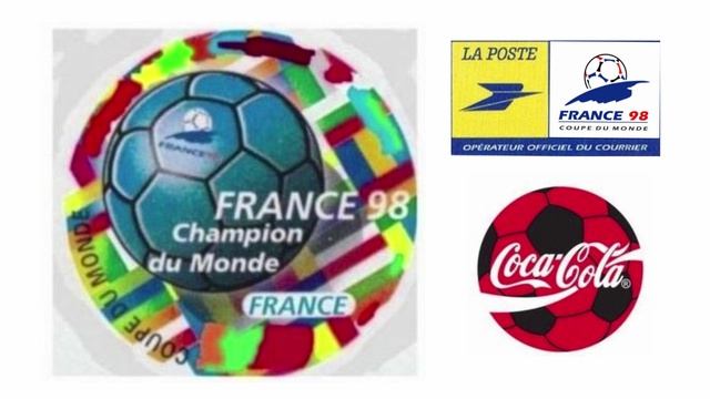 France - Champion du Monde avec La Poste et Coca-Cola