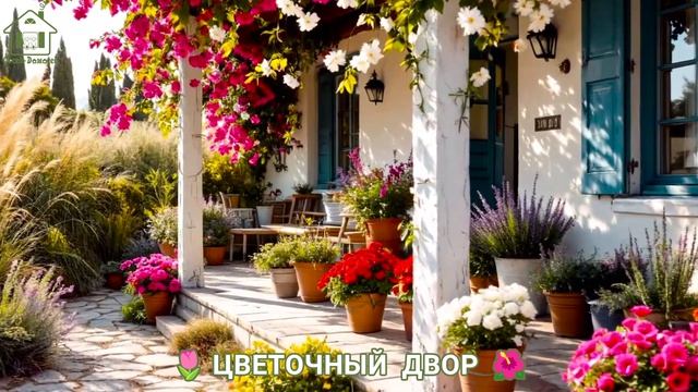 Дворы и дачи с роскошными цветами 🌹 сплошное вдохновение для души (12)