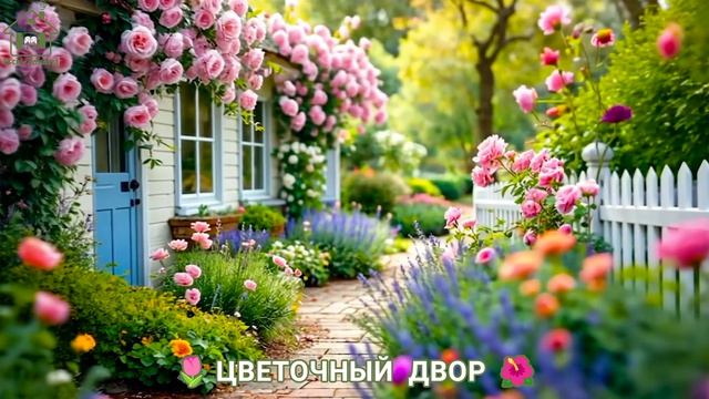 Дворы и дачи с роскошными цветами 🌹 сплошное вдохновение для души (13)