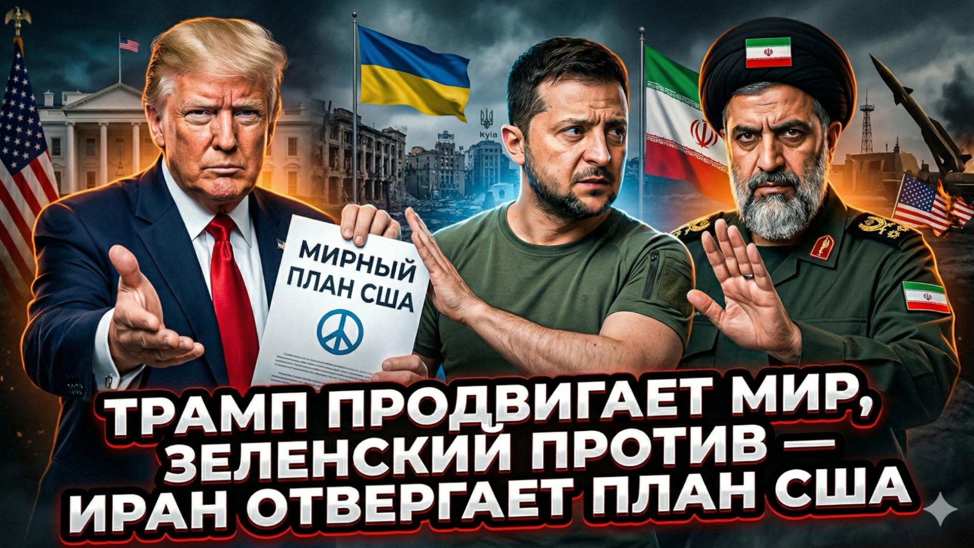 💣Себастиан Сас | Трамп в ярости: Зеленский послал его мирный план, Иран добил США! Что происходит?