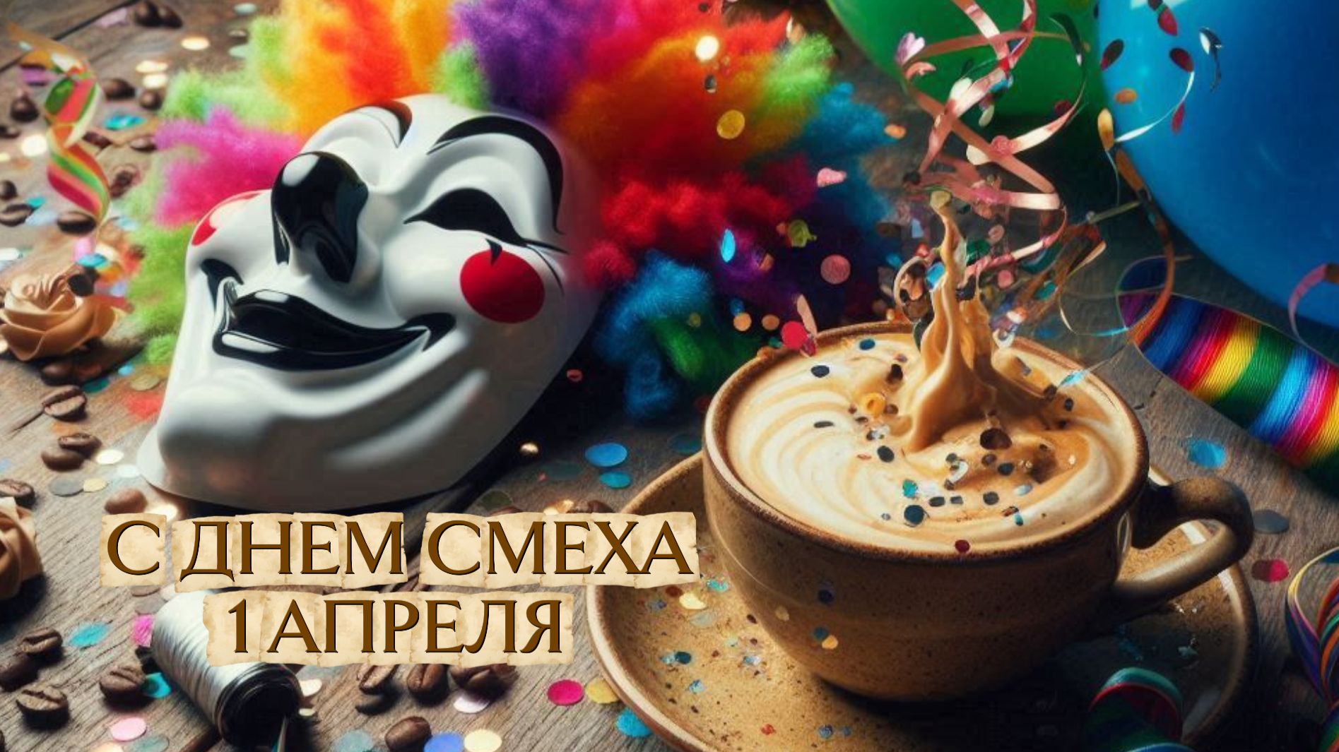 С ДНЕМ СМЕХА 1 АПРЕЛЯ! Самая смешная музыкальная открытка! 😄