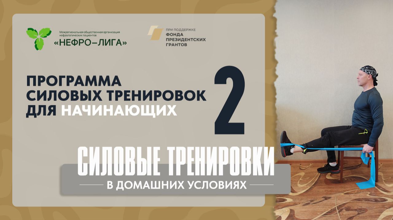 Программа силовых тренировок для начинающих 2.