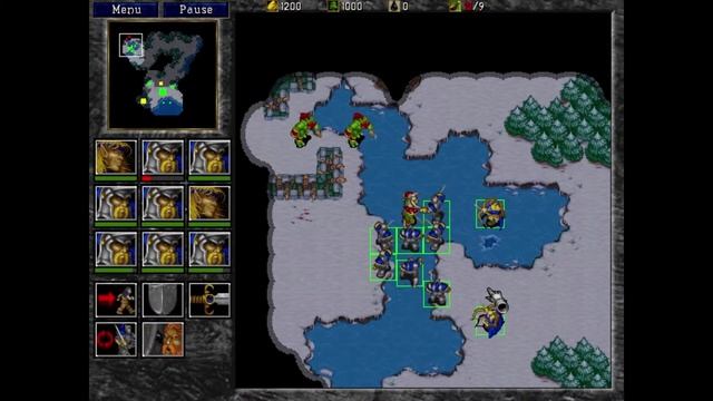 Warcraft 2 Human Миссия 2 прохождение без комментариев