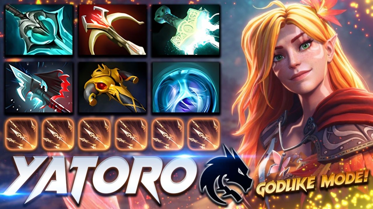 Yatoro Windranger Godlike Mode — профессиональный геймплей в Dota 2 [Смотри и учись]