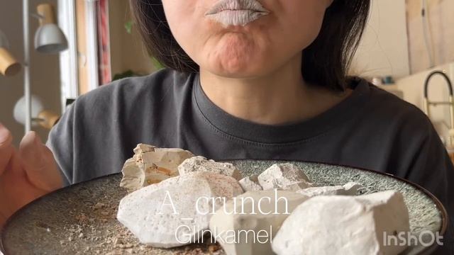 Тарелочка Ассорти/Глины/Мел/Сухой и Мокрый хруст 🔥 🫶🏻/ASMR 🔥