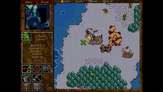 Warcraft 2 Orc Миссия 8 прохождение без комментариев