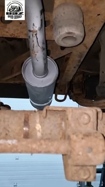 УАЗ Патриот - Ставим новый глушитель