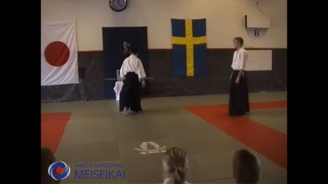 4.Aikido Ken No Tebiki Ai Hanmi Ikkyo Omote Shishiya Sensei, Sundsvall unknown year