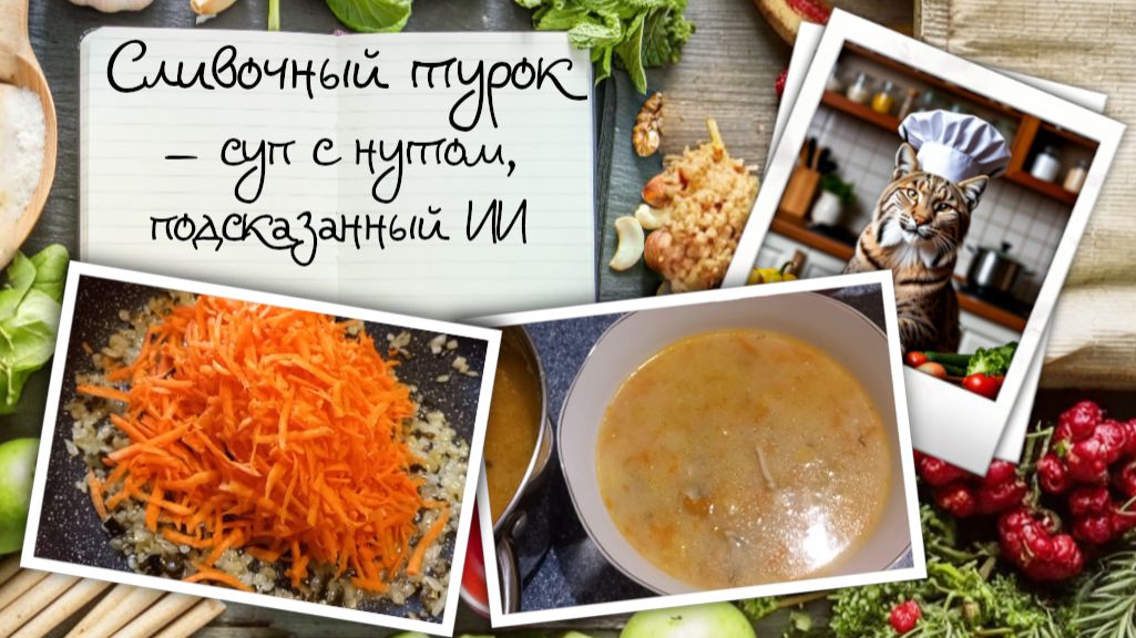 Сливочный турок — суп с нутом, рецепт которого подсказал ИИ