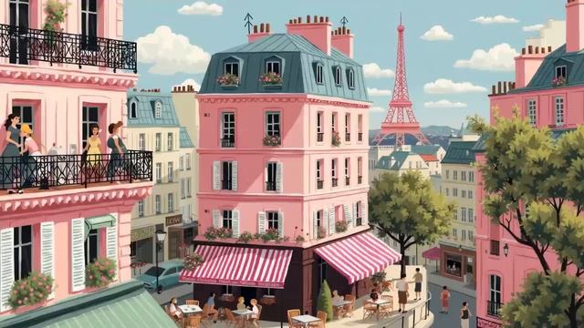 𝐏𝐀𝐑𝐈𝐒 𝐂𝐀𝐅𝐄́ ☕️ Расслабляющая французская музыка — парижский джаз и мелодии для аккордеона