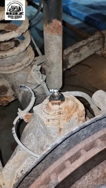 УАЗ Патриот - Меняем шкворневые масленки