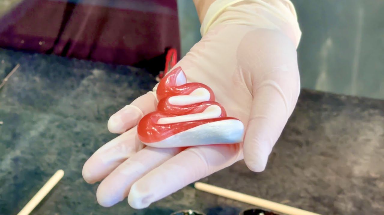 От очень большого куска до леденца, конфеты ручной работы